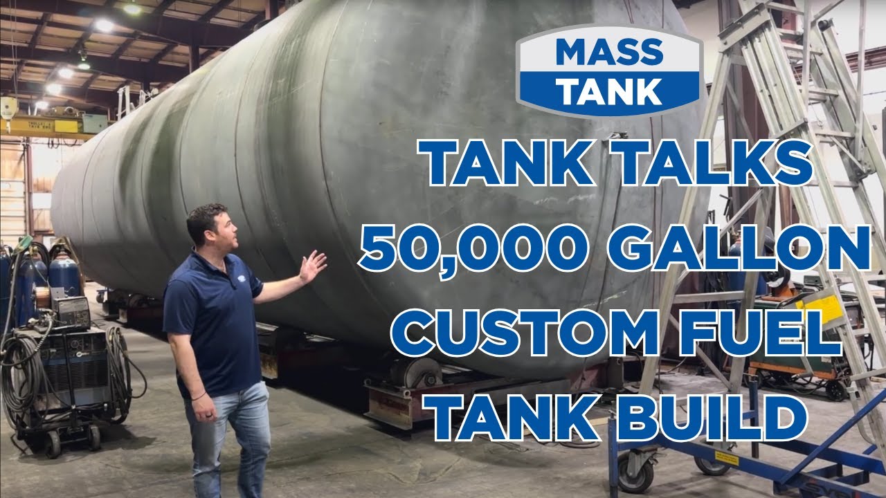 Tank Talks: 50,000-Gallon UL 142 Fuel Tank Build - YouTube