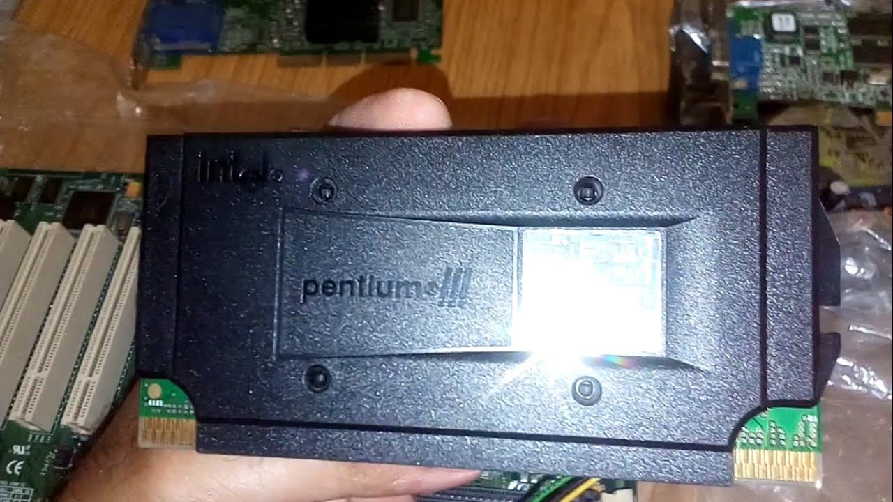 Assembling Intel Pentium-III 450 Mhz Slot 1 CPU with Intel SE440BX2 (OS ...
