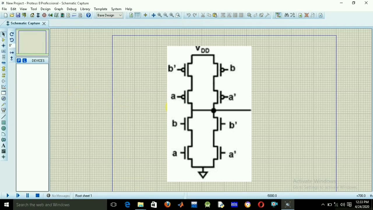 EXOR GATE using CMOS in Proteus (Simulation) - YouTube
