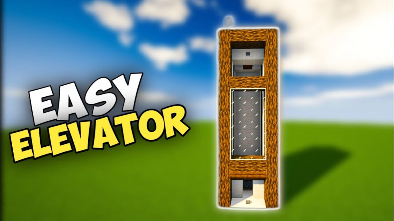 How to make Elevator in Minecraft - YouTube