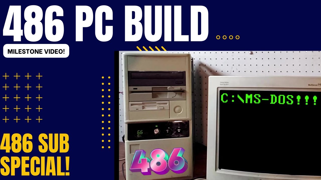 486 Pc Build! Retro build for a milestone! - YouTube