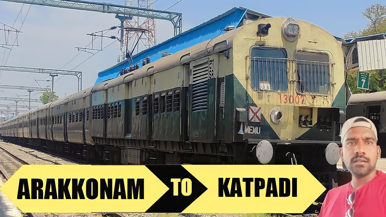 Arakkonam to katpadi station local train travel guide😀santali vlog//shyam hembram//new video ...