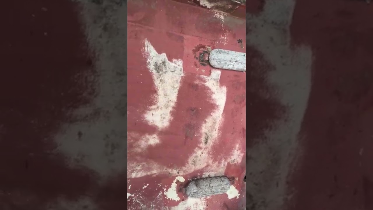 Sea Chest inspection on a tugboat after 5 years - YouTube