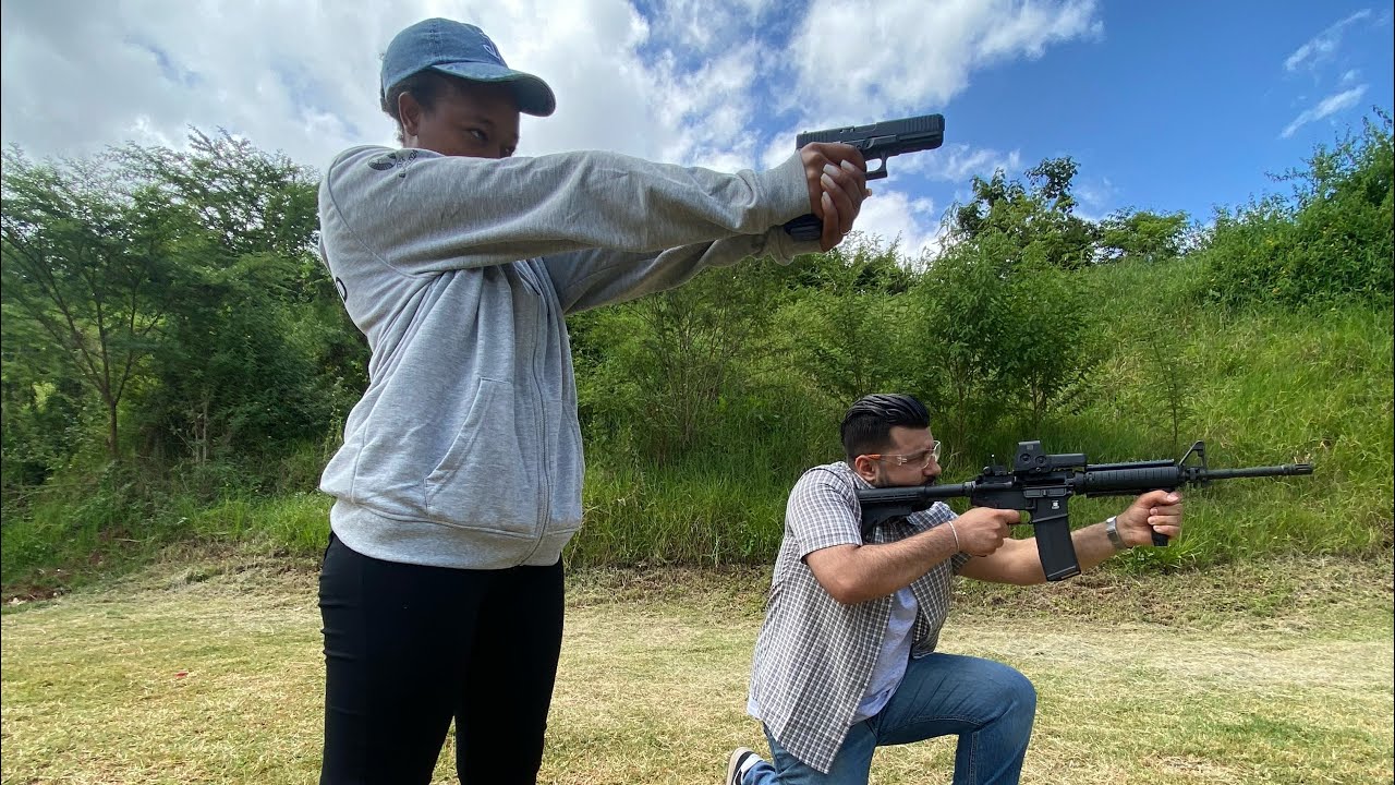 Visiting a shooting range in Kenya - YouTube