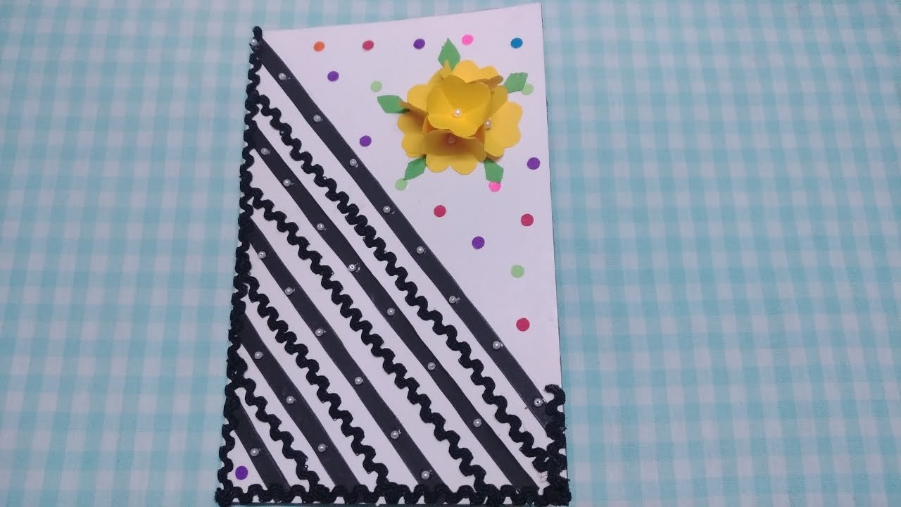 Greeting card,Hand made greeting card ,Art &Craft - YouTube