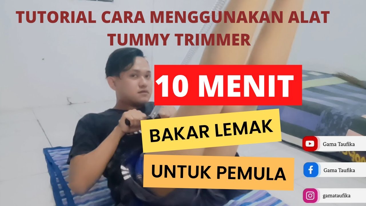 Bagaimana Cara Menggunakan alat "TUMMY TRIMMER" Bagi PEMULA???? - YouTube