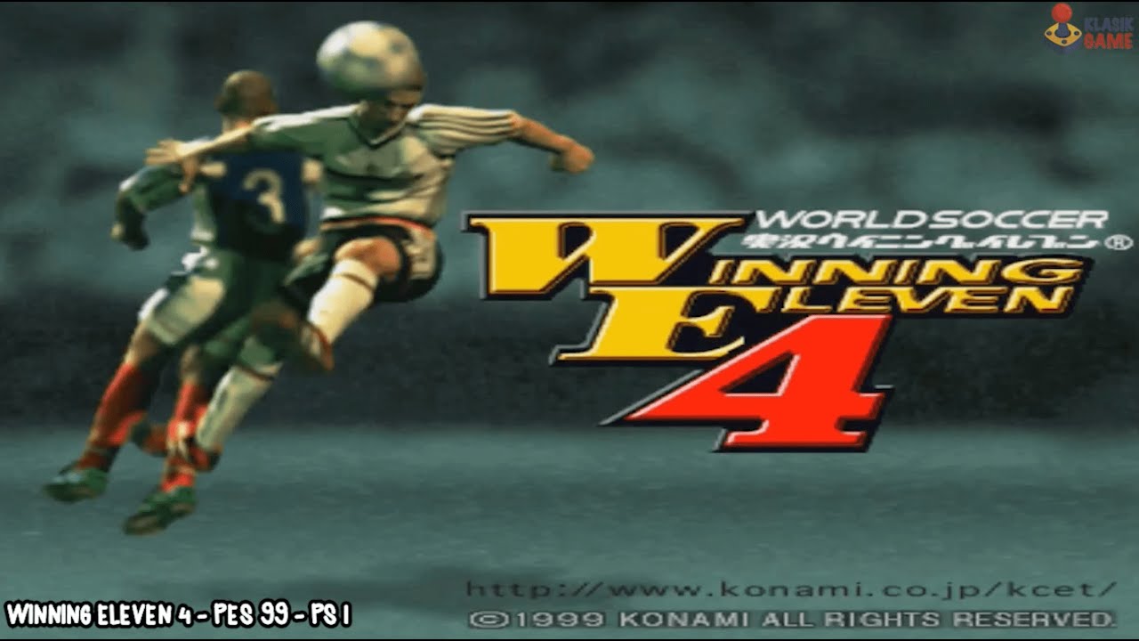Winning Eleven 4 - PES 99- PS1 - Klasik Game - YouTube