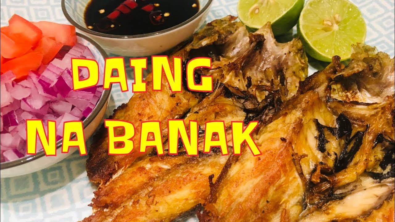 DAING NA BANAK/MULLET FISH l MARINATED BUTTERFLY FISH - YouTube