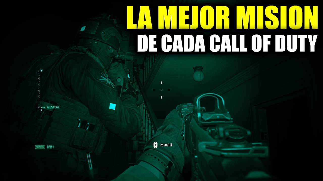 La MEJOR MISIÓN en CADA CALL OF DUTY en 2022 | The BEST Mission in ...
