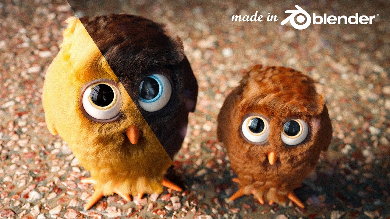 How to Make a Terribly Cute and Fluffy 3D Character in Blender | 0w0 ...