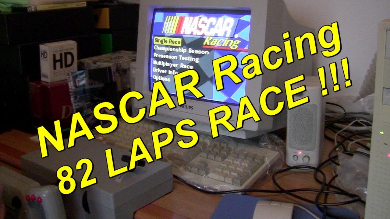 MARCO PLAYS : NASCAR RACING (Papyrus - 1994) [PC-DOS] - YouTube