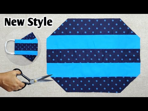 New Style DIY Mask I Face Mask Sewing Tutorial I Breathable Easy 3D ...