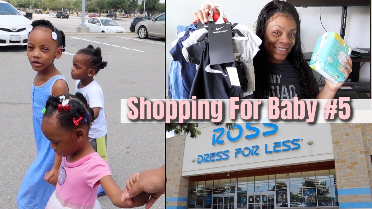 Shopping At Ross With 3 Kids For Baby # 5!🤰 - YouTube