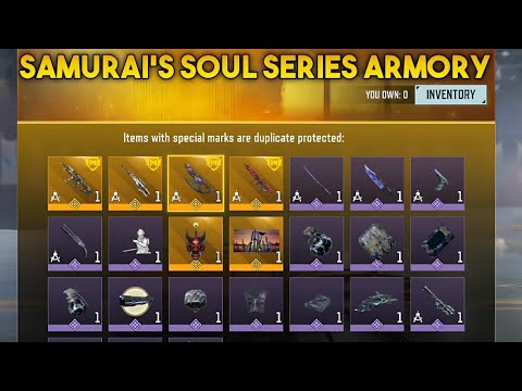 SAMURAI'S SOUL SERIES ARMORY ALL REWARDS SHOWCASE CODM S6 LEAKS 2024 ...