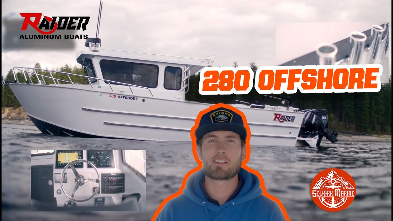 Raider Boats 280 Offshore | LEGENDARY PNW Fishing Platform - YouTube