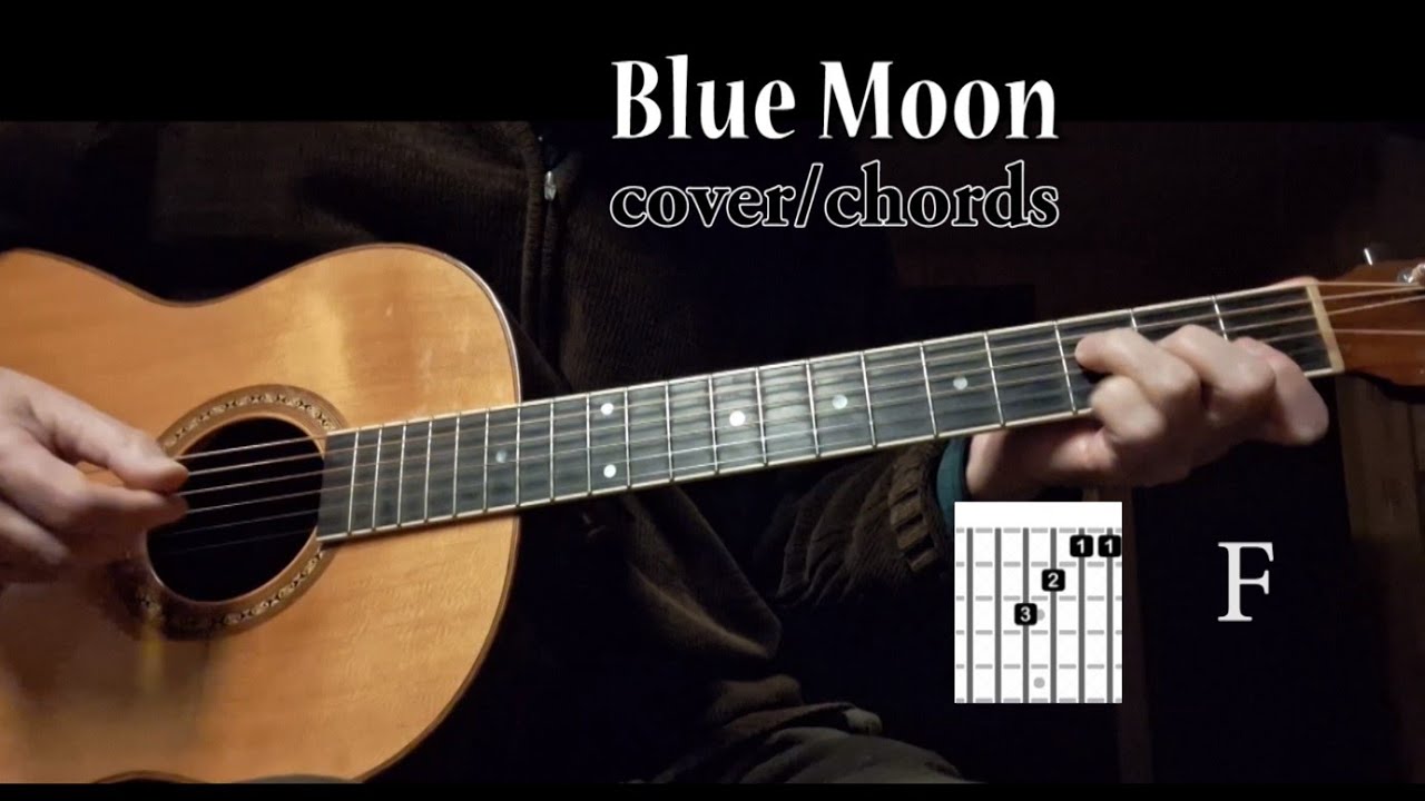 Blue Moon - cover w/ guitar chords Chords - Chordify
