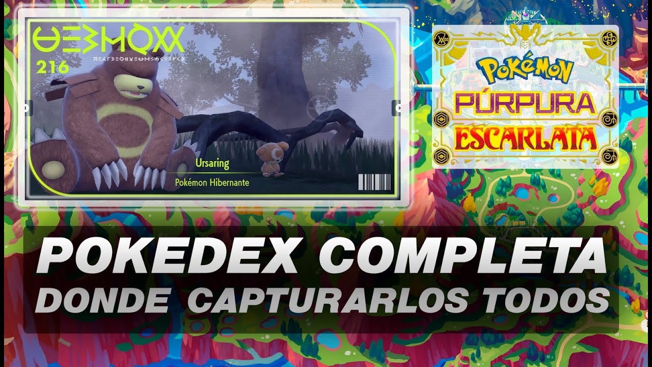 216 Pokedex Paldea - Ursaring (Donde y Como Capturarlo) - Pokémon ...