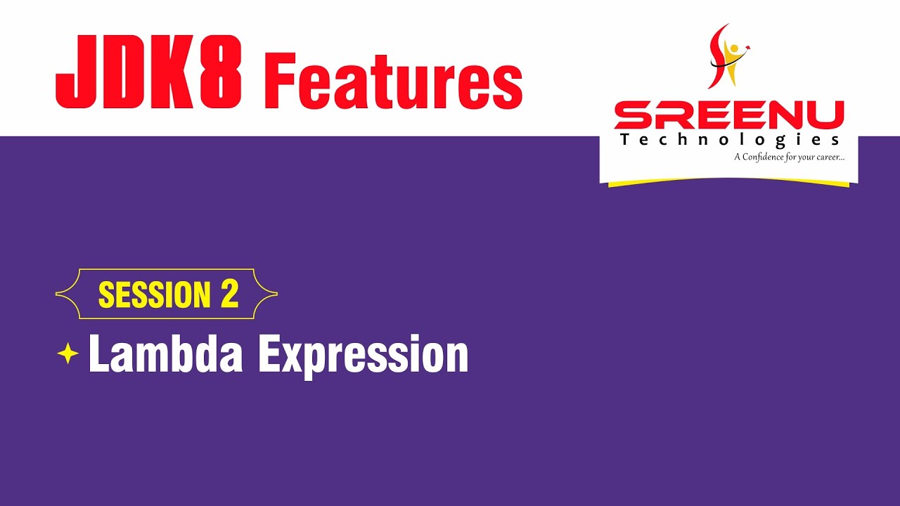 JDK8 Features (Lambda Expression) Session-2 | By Mr. Sreenivas - YouTube