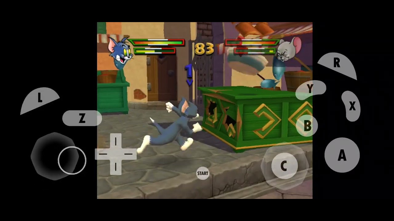 Tom and Jerry in War of the Whiskers Nintendo GameCube Gameplay ...
