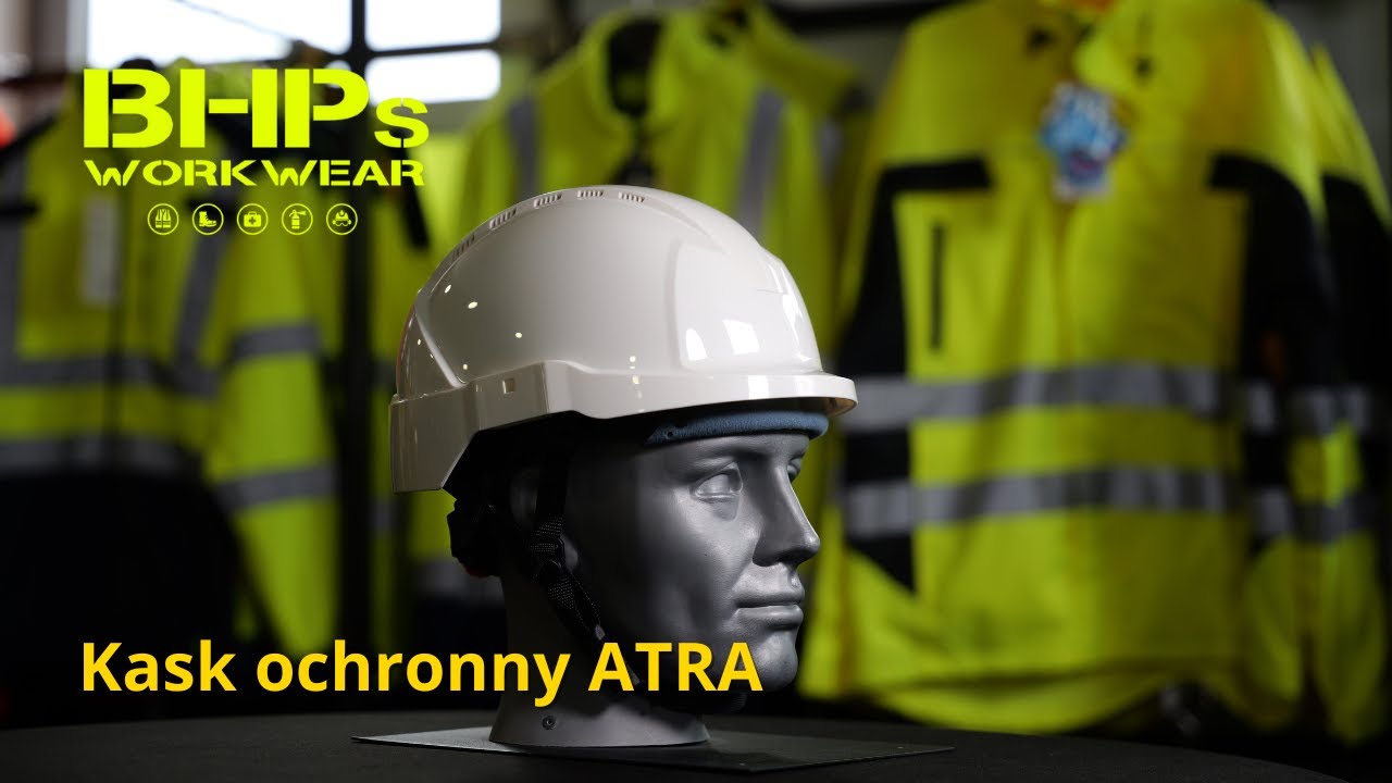 Kask ochronny ATRA 10V - YouTube