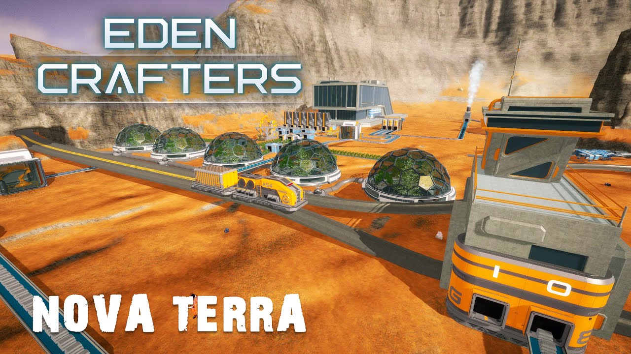 Eden Crafters - Nova Terra - Trains And Fast Rotors [E10] - YouTube