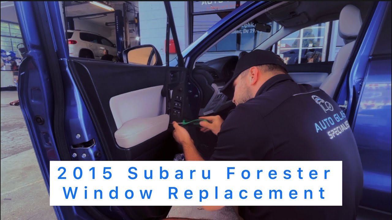 How To: 15 Subaru Forester Window Replacement - YouTube
