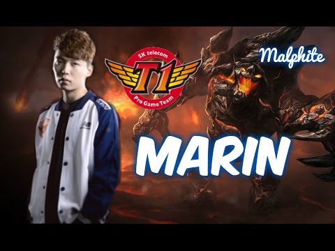 SKT T1 MaRin MALPHITE Top vs Darius Patch 5.17 | League of Legends - YouTube