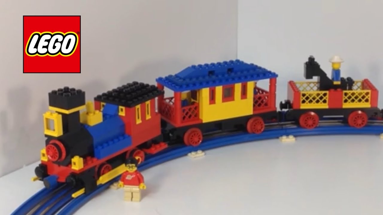 LEGO 726 Western Train and Cowboys from 1976! Vintage 12V Trains review ...