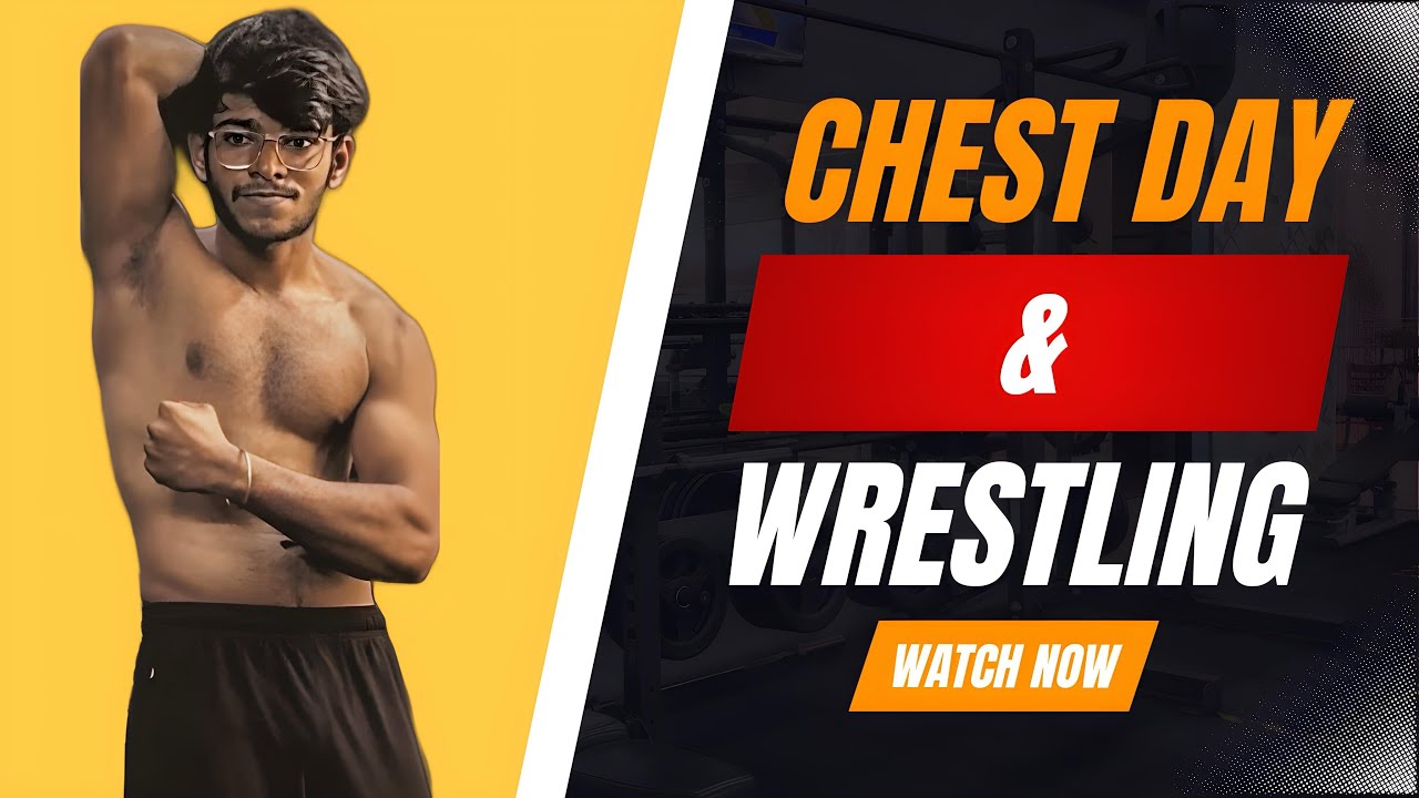 My first Vlog training chest and wrestling at same time……. - YouTube