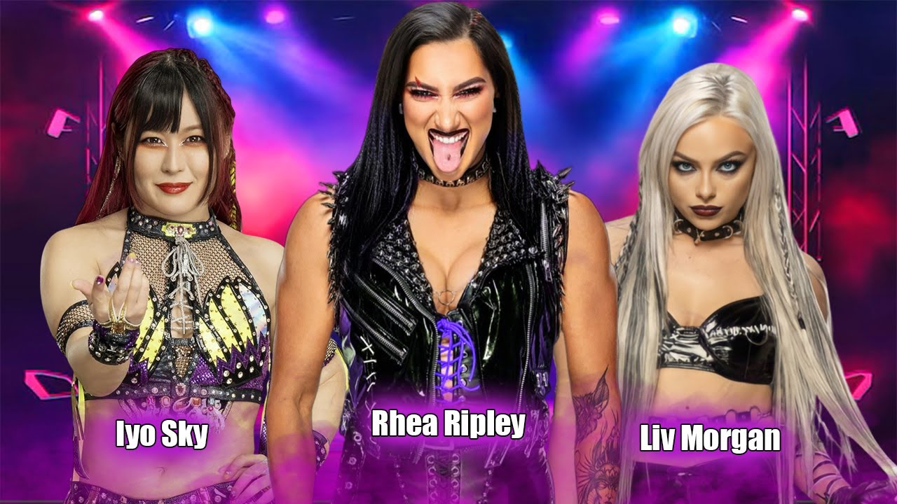 Iyo Sky vs Rhea Ripley vs Liv Morgan -Triple Threat Full Match 16/Dec ...