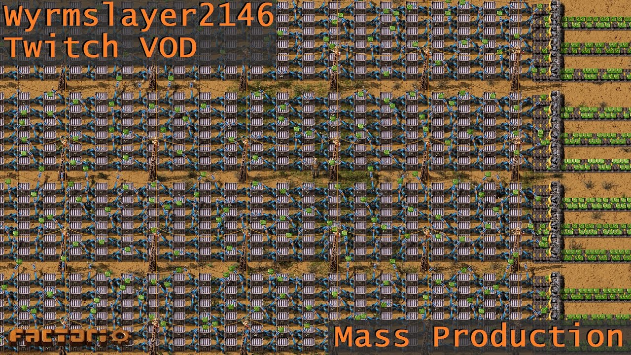 [Twitch VOD] Factorio Mass Production Progression - YouTube
