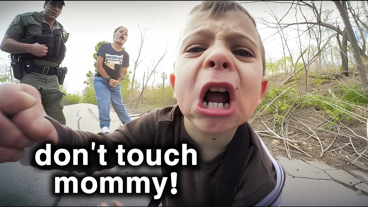 When Agressive Kids Clash With Cops - YouTube