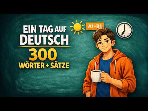 Ein Tag auf Deutsch | Hörtraining im Kontext (300 Wörter & Sätze) | A1–B1