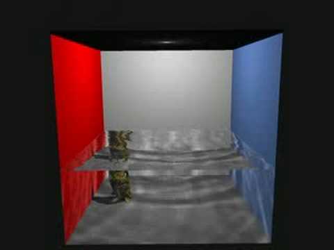 Under-water caustics animation demo - YouTube