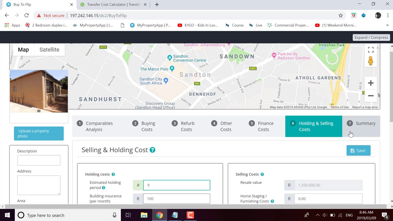 My Property App Buy to Flip tutorial - YouTube