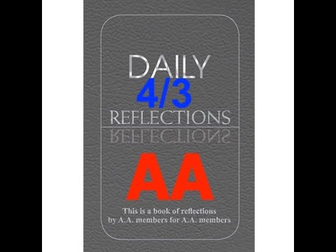 Daily Reflections – April 3 – A.A. Meeting - - Alcoholics Anonymous ...