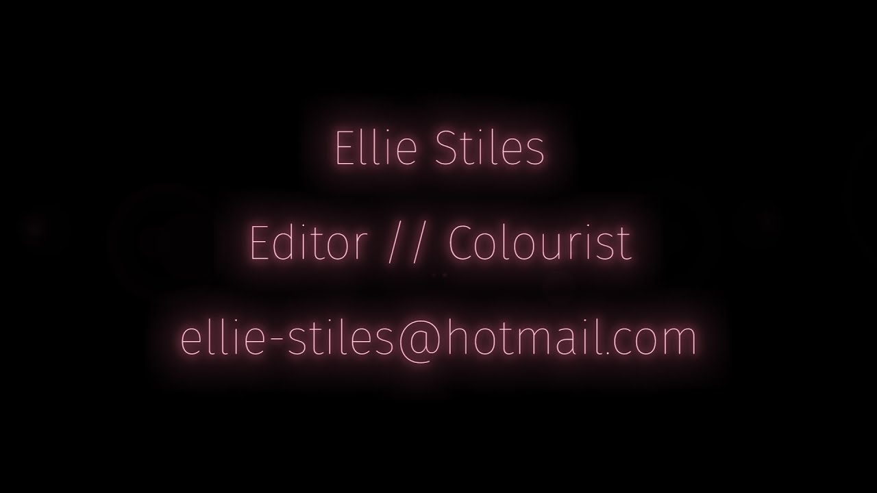 Ellie Stiles showreel 2018 - YouTube