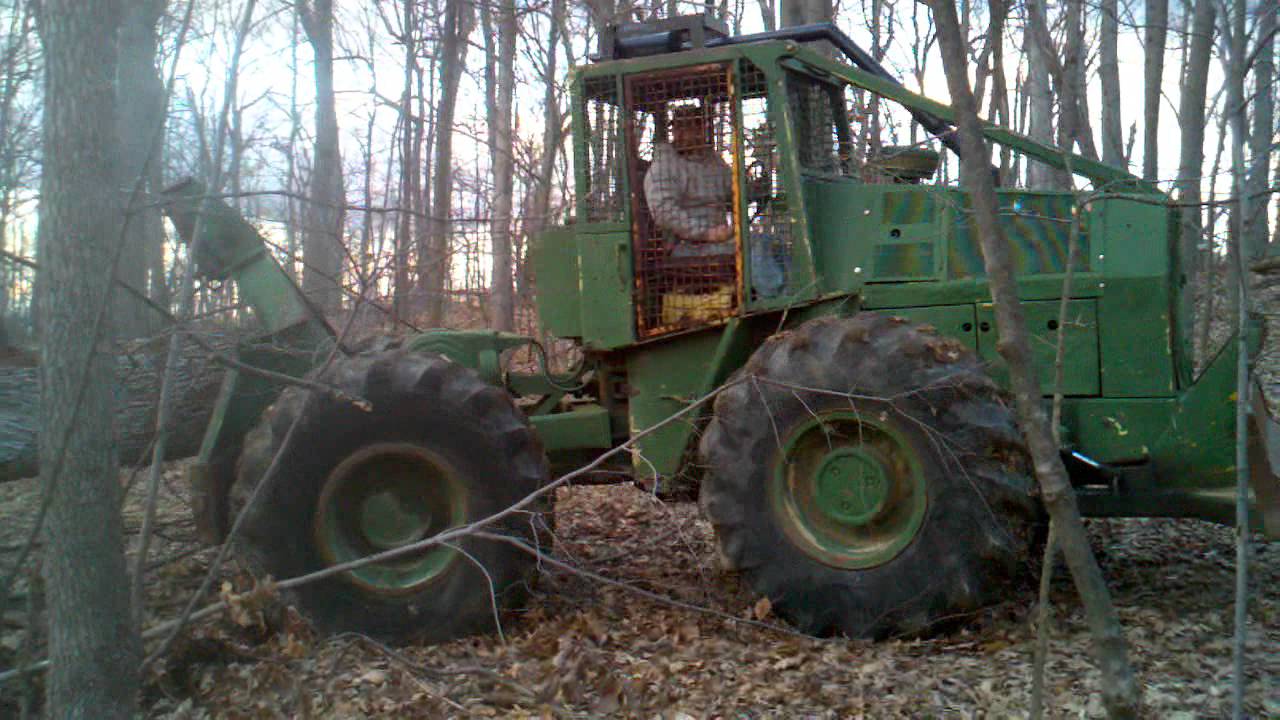 1980 Franklin Cable Skidder 2 - YouTube