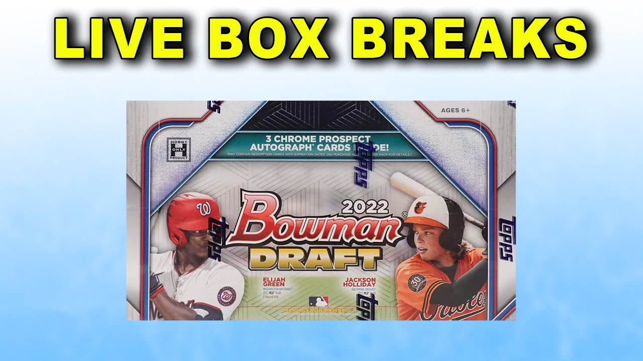 Blez Baseball | SPORTS CARDS LIVE BOX BREAKS - YouTube
