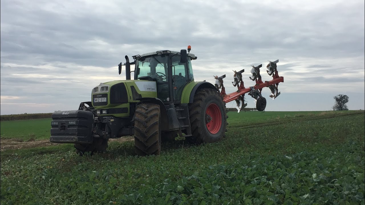 Traktoros Vlog 46# - Szántás (Claas Atles 946Rz + Kuhn Multimaster 151 ...