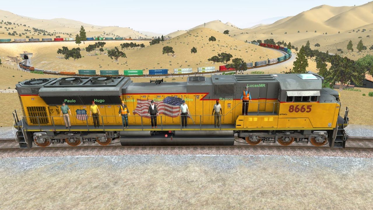 RUN 8 V2- Arrancando trem em rampa e explicando força de engate - YouTube