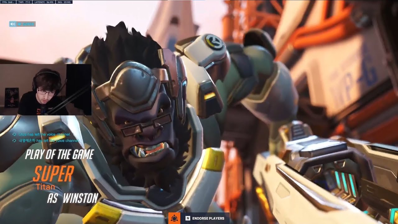 POTG! SUPER INSANE WINSTON GAMEPLAY OVERWATCH 2 SEASON 5 TOP 500 - YouTube