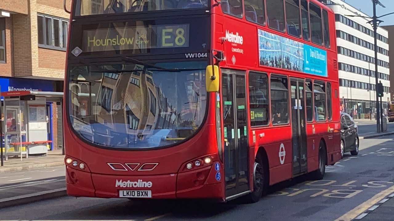Volvo B9TL Wright Eclipse Gemini 2 Metroline Travel VW1044 Route E8 ...