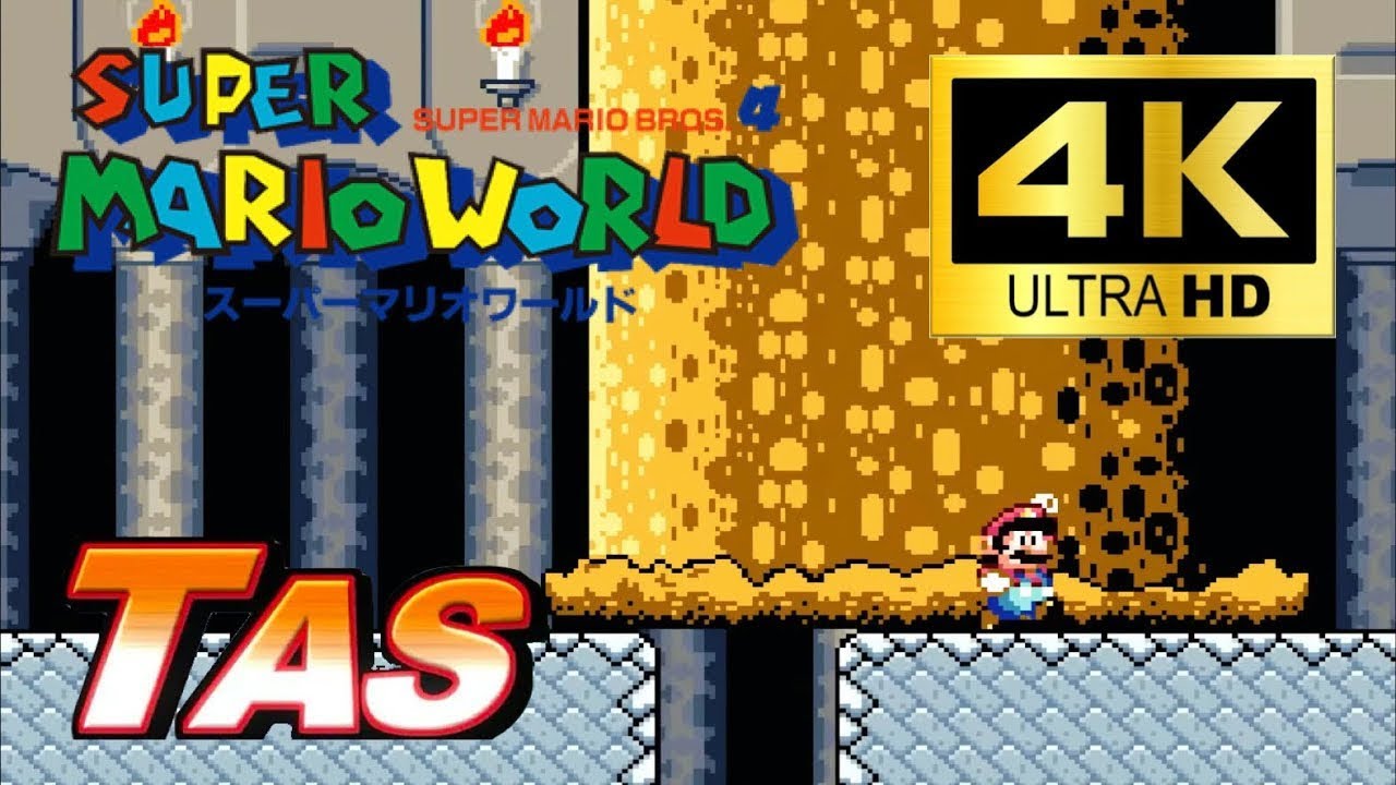 【TAS】SFC/SNES『スーパーマリオワールド』（USA）"ワープ" by JXQ in 10:31.95 - YouTube