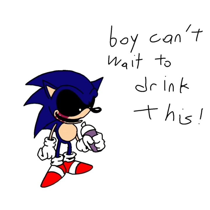 Sonic.exe drink the grimace shake #grimaceshake - YouTube