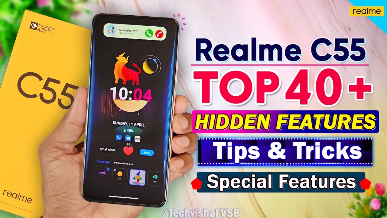 Realme C55 Tips and Tricks | Realme C55 Best 40+ Hidden Features ...