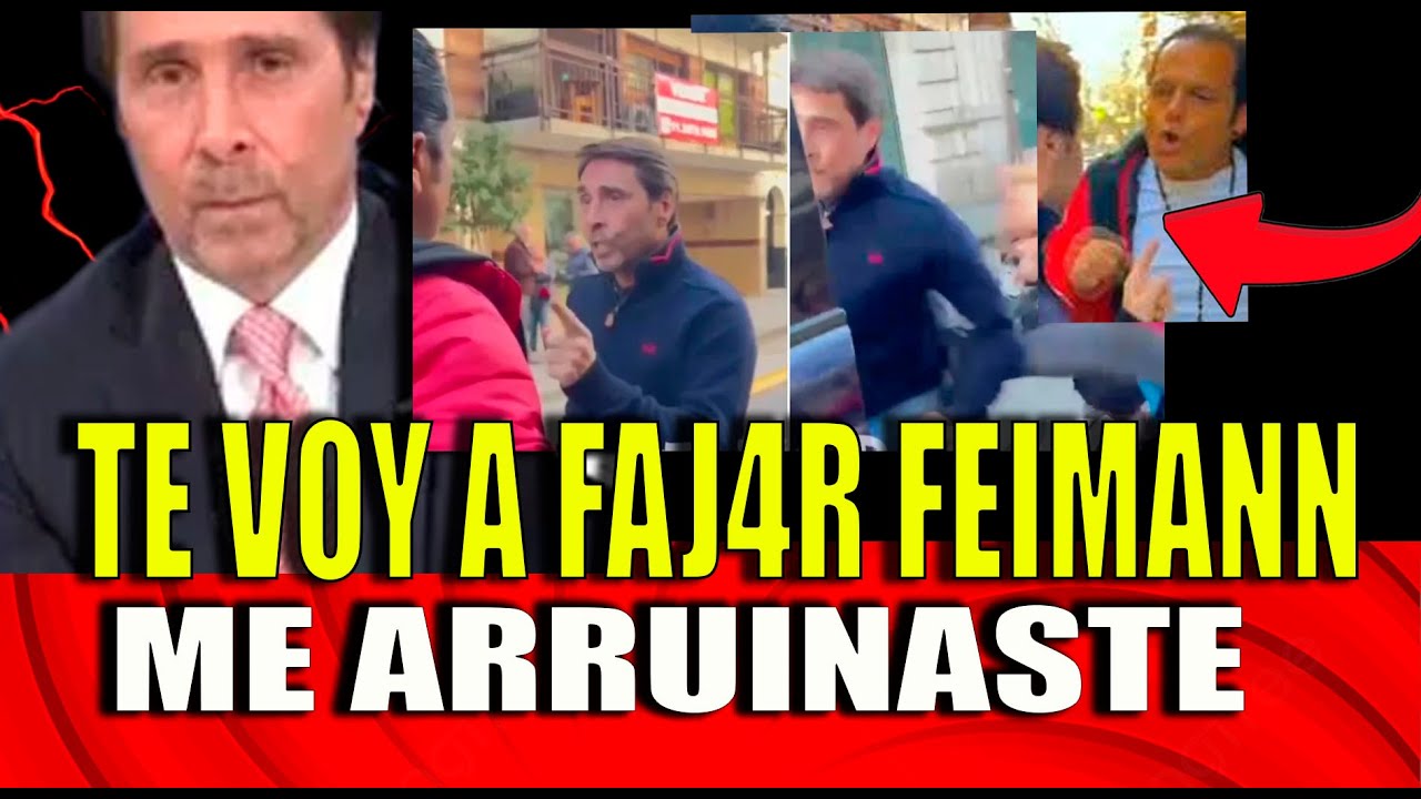 EDUARDO FEIMANN A LOS GRITOS Y A LAS MANOS CON UN SINDICALISTA QUE LO ...