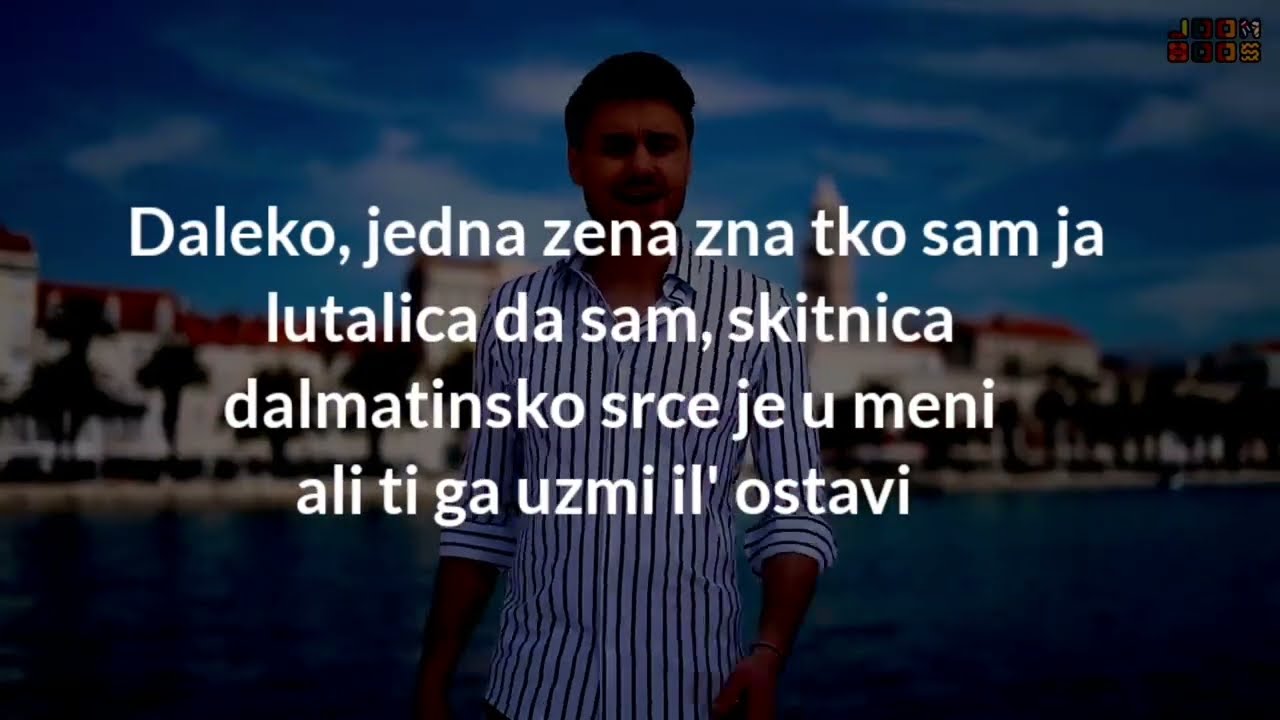 Dino Petrić: Dalmatinsko srce text - YouTube