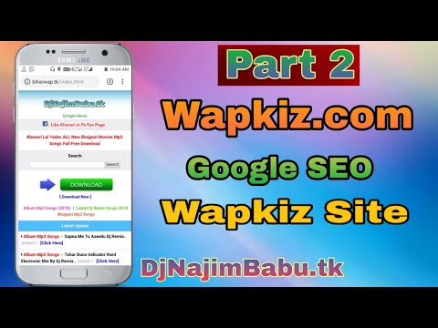Wapkiz Google SEO PHP Website Part 2 - YouTube