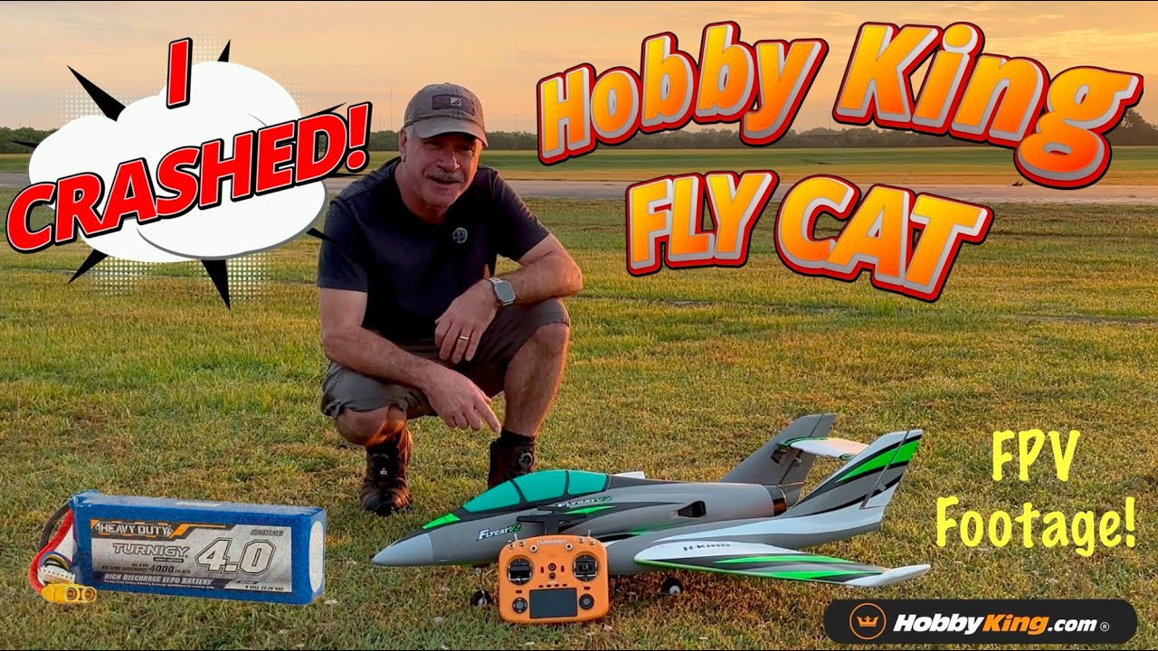 Hobbyking Flycat V2 Review - I crashed! - YouTube